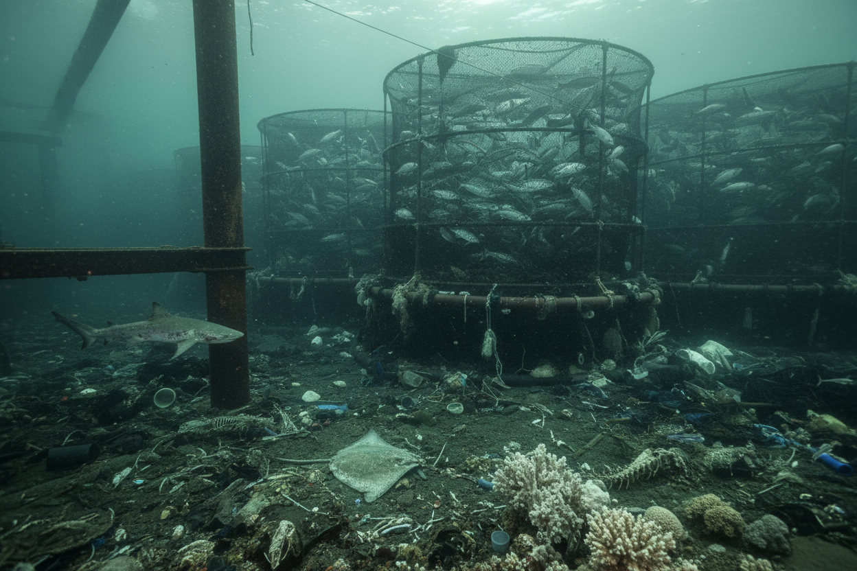 Death by Aquaculture – Werms.Inc