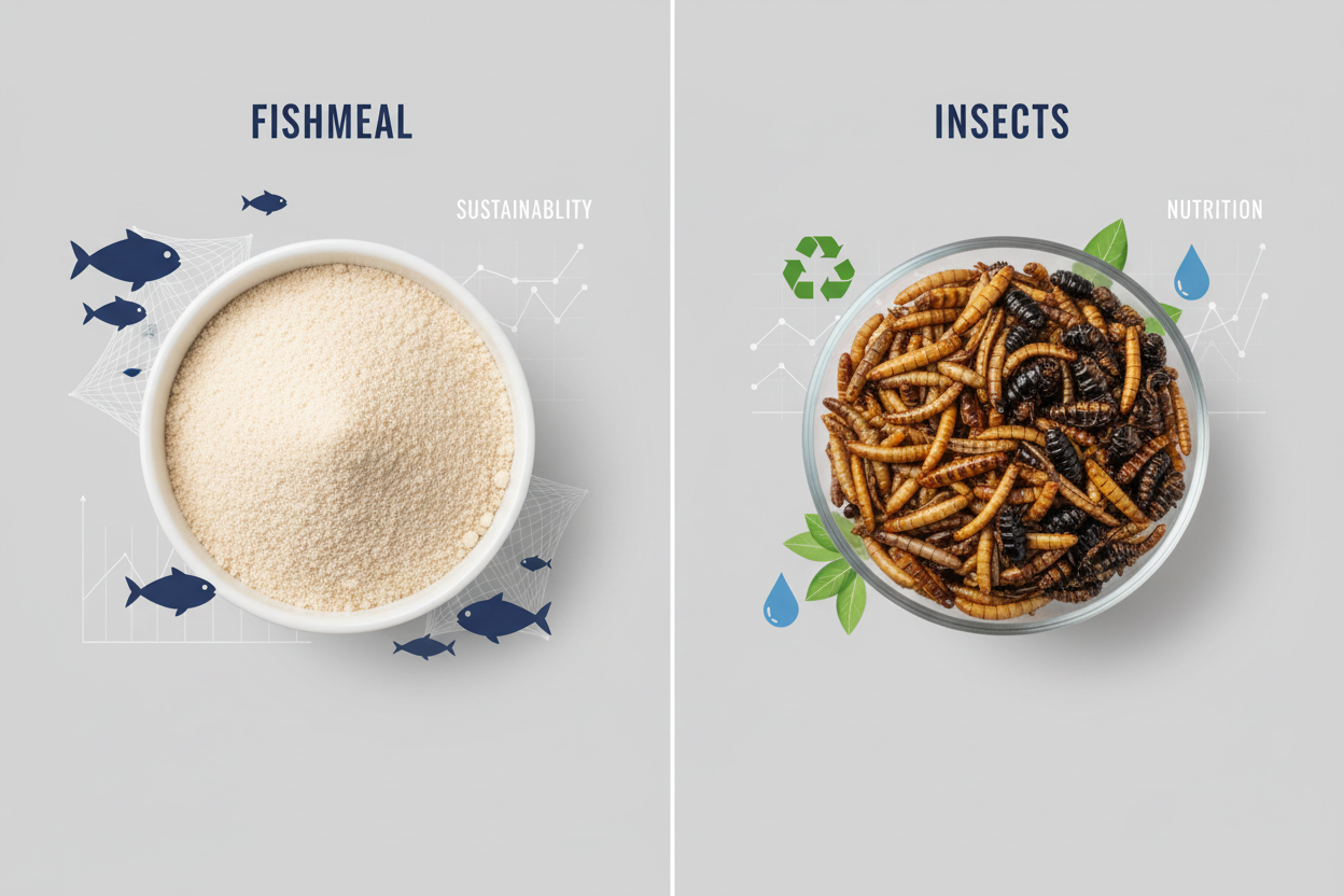 Fishmeal vs Insects – Werms.Inc
